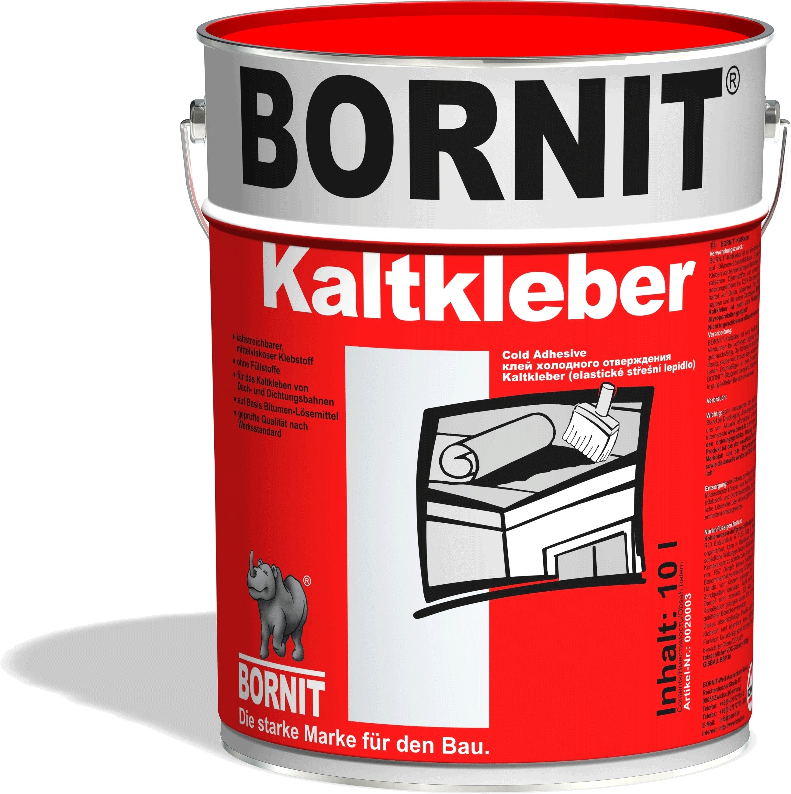 BITUMEN-KALTKLEBER 5 L BORNIT - Dach-Baustoffe, Ziegel - Wilhelm Stark ...